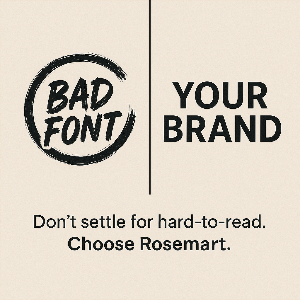 Ditch the Bad Fonts: Why Clear Typography Matters for Your Brand ...