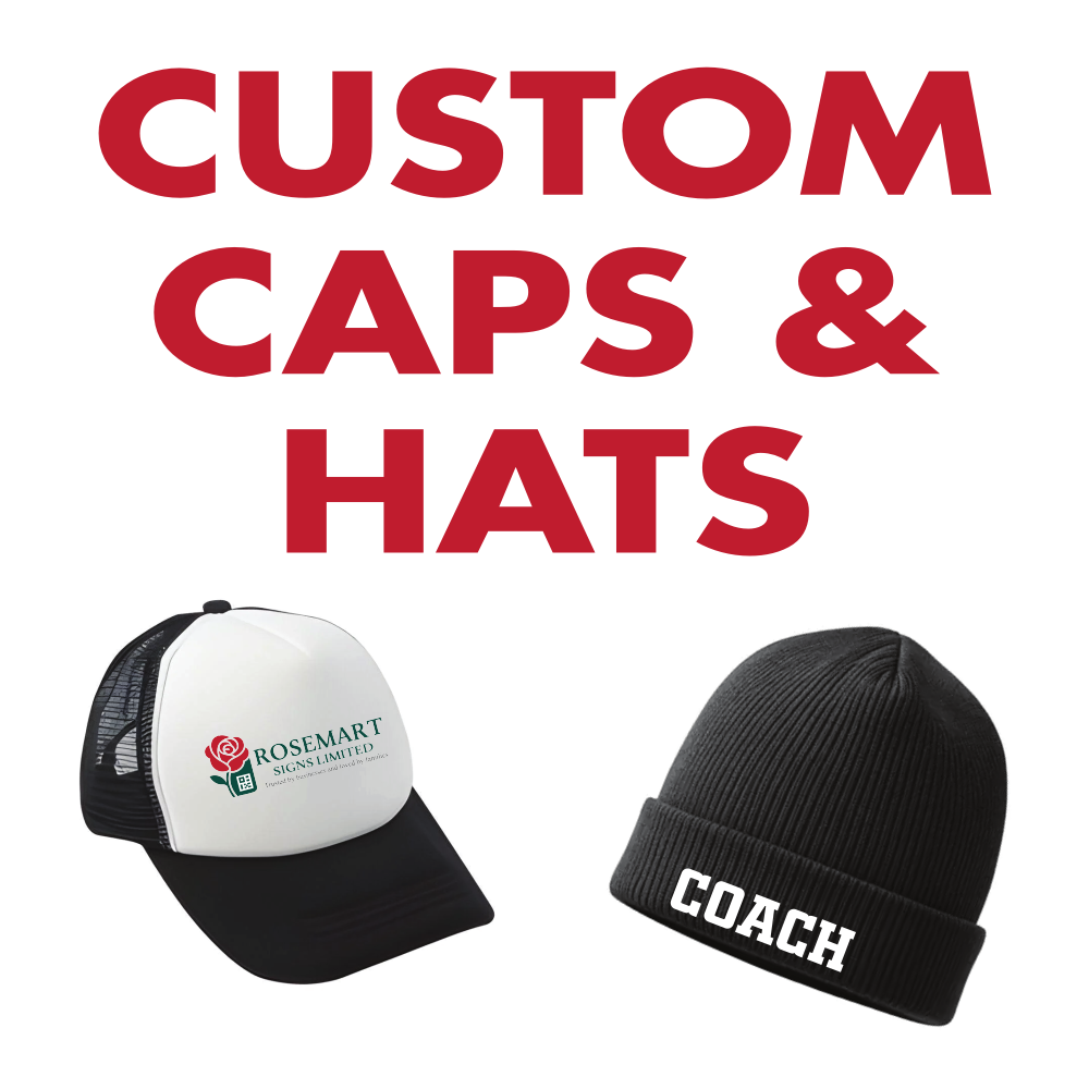 Custom Hats and Caps – Rosemart signs Limited