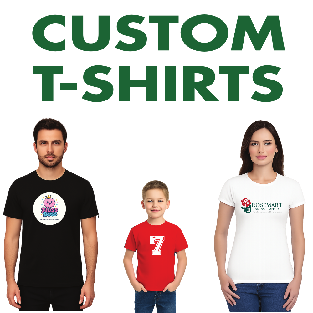 Custom T-Shirts – Rosemart signs Limited