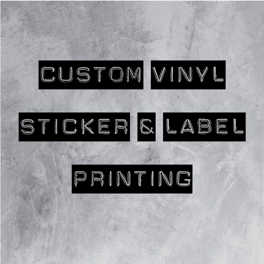 Custom Vinyl Stickers and labels – Rosemart signs Limited