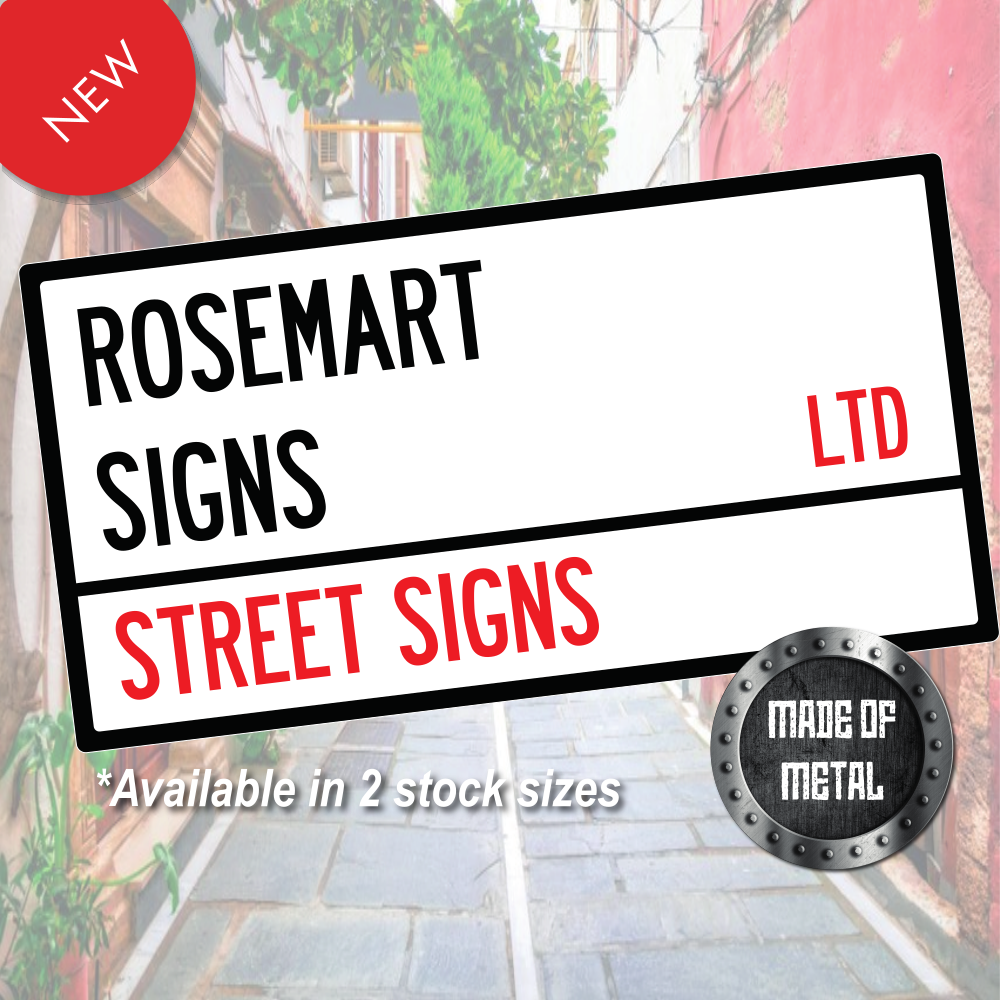 Personalised London style Street Sign. Any text added. Indoor Outdoor ...